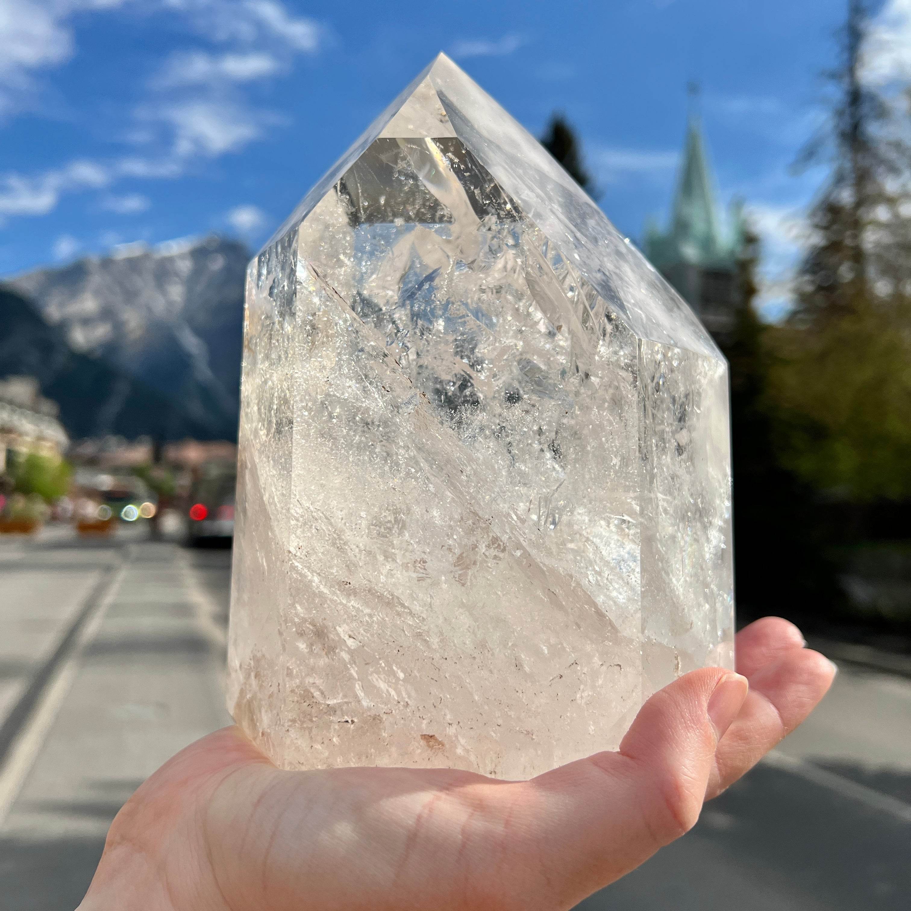 Large Polished Quartz Point – Rocks and Gems Canada