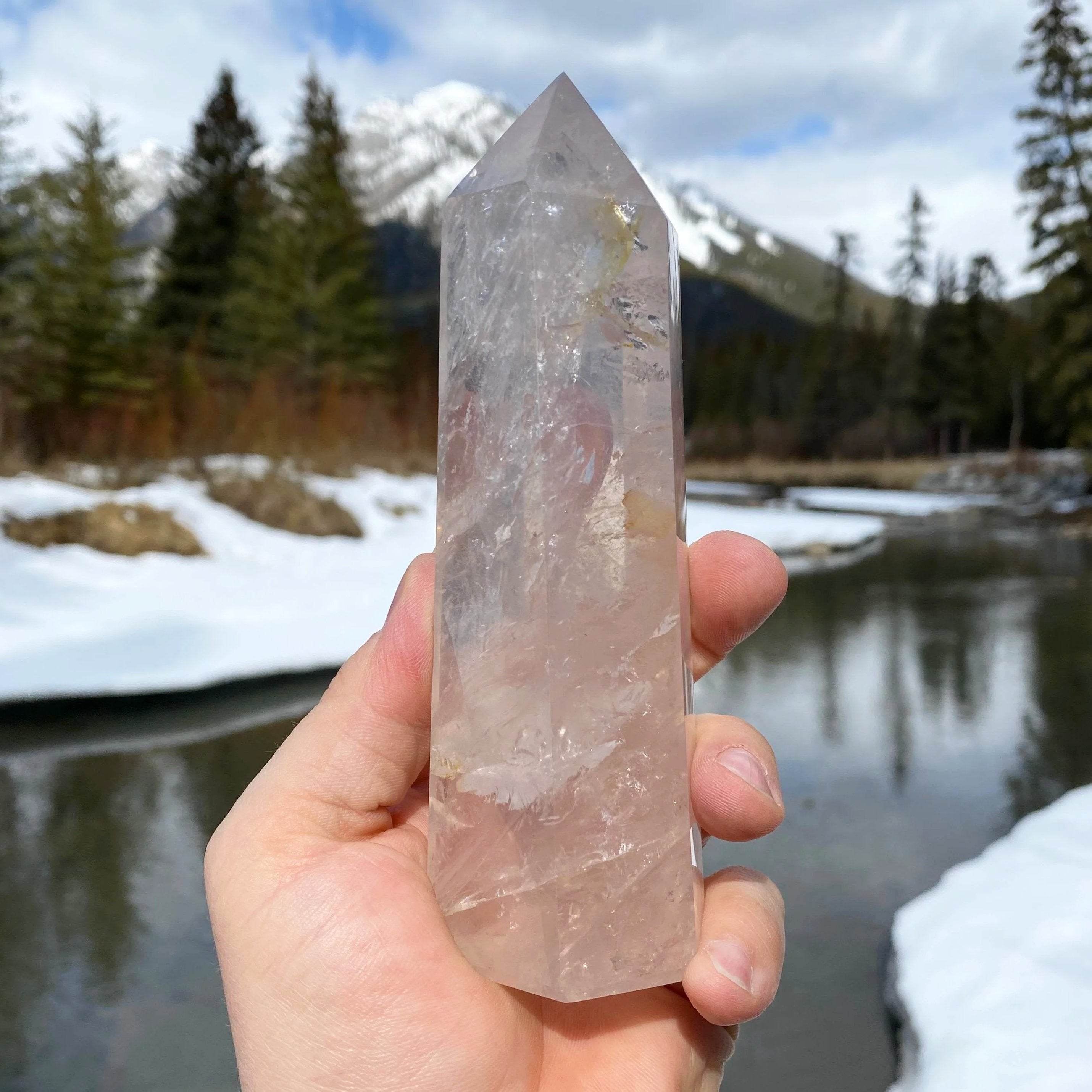 Girasol Quartz Point – Rocks and Gems Canada