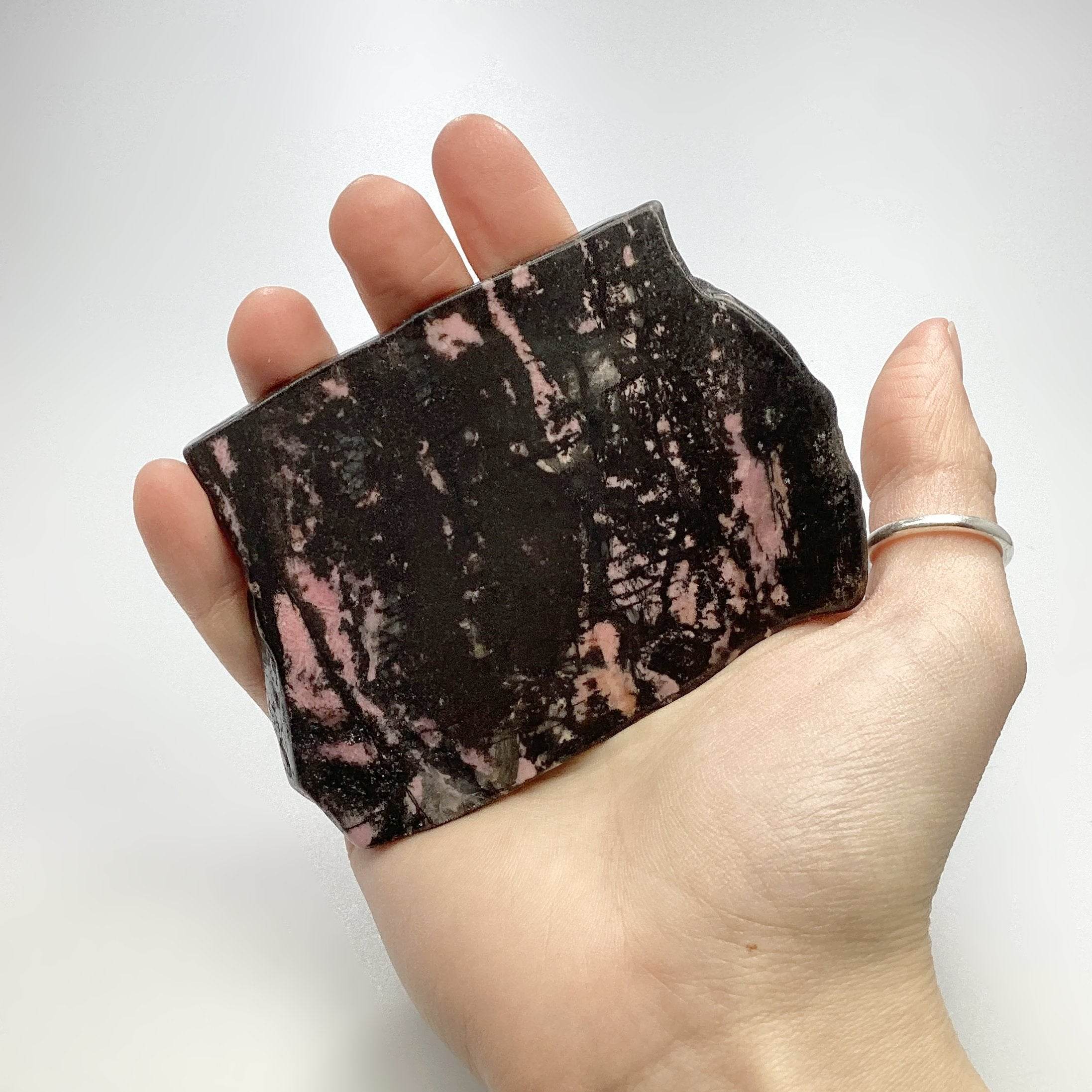 Rhodonite Slice – Rocks and Gems Canada